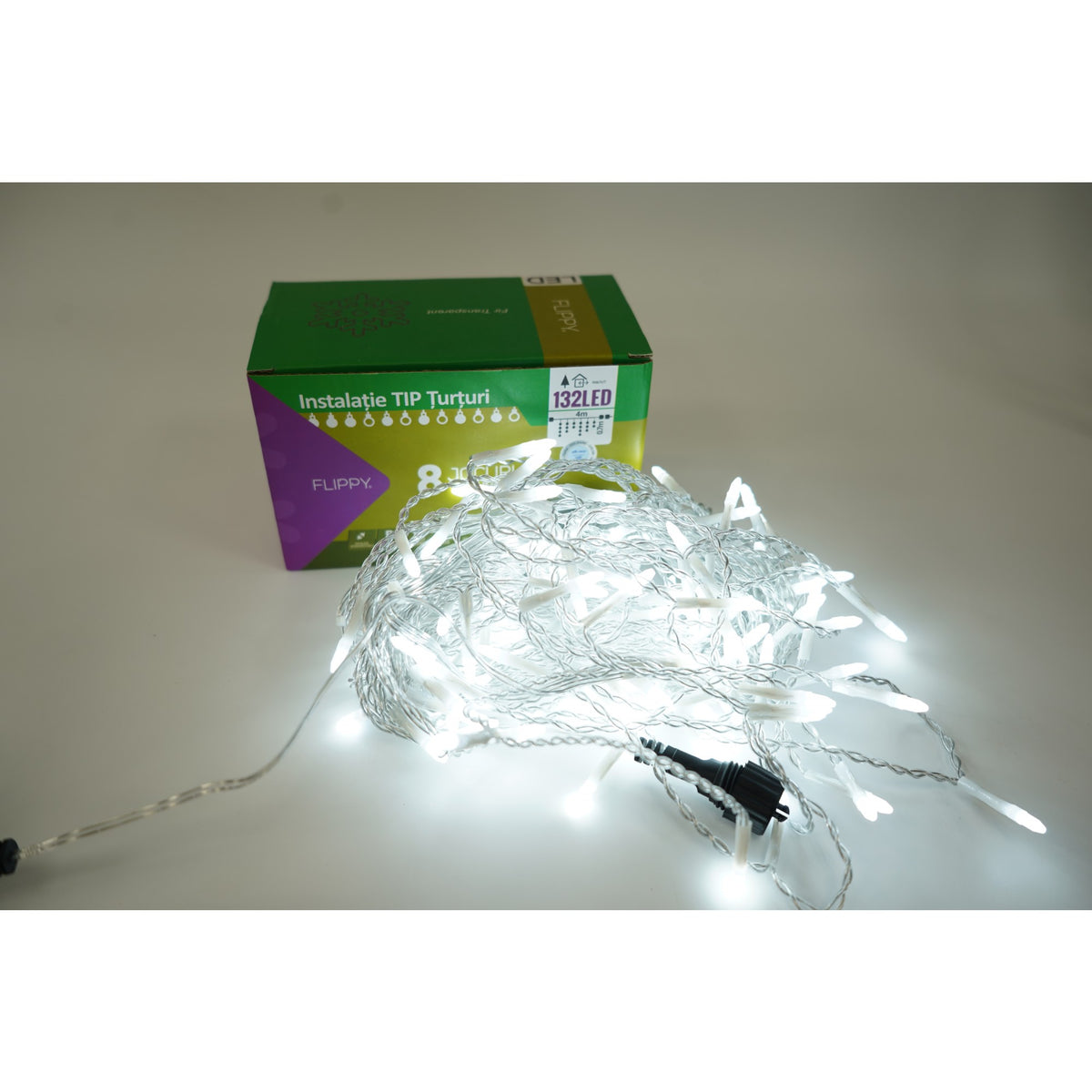 Коледна инсталация Turturi 132 LED | LuminaFest – vivimall.ro